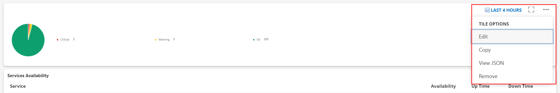 Types of Tiles | OpsRamp Documentation